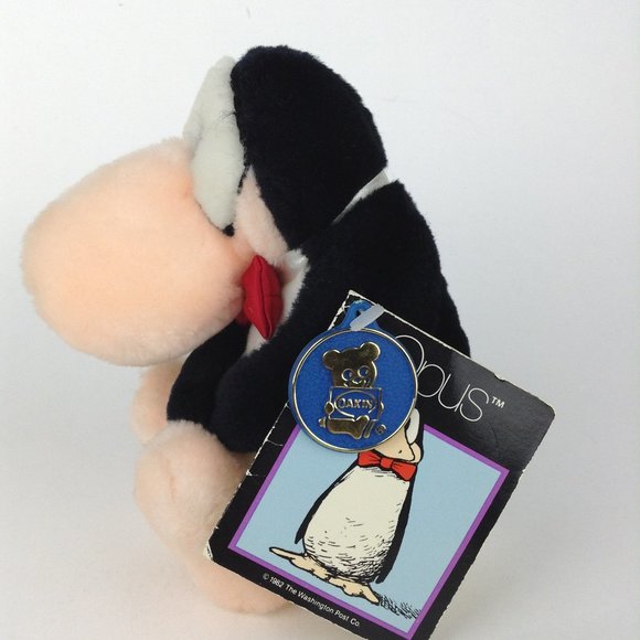 Other | Vintage 1985 Dakin Opus Penguin Bloom County 6 Plush Stuffed ...